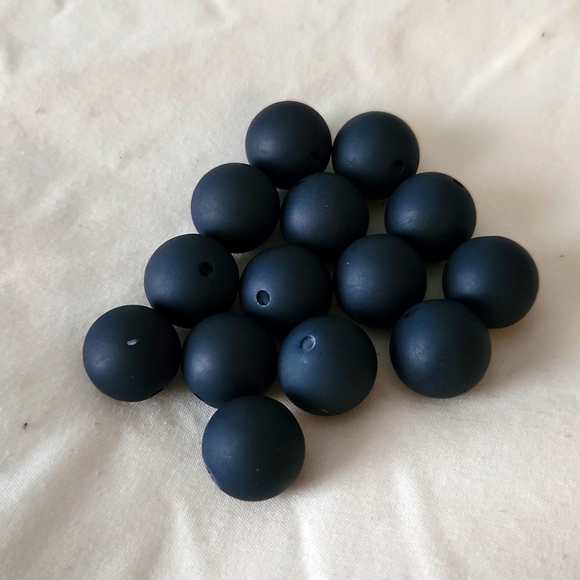 Hand Crafted | Art | Navy Blue Beads Set Of 4 | Poshmark